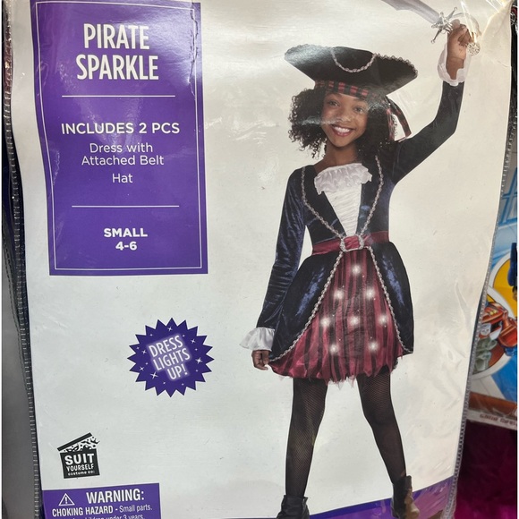 Costumes | Pirate Sparkle Costume | Poshmark